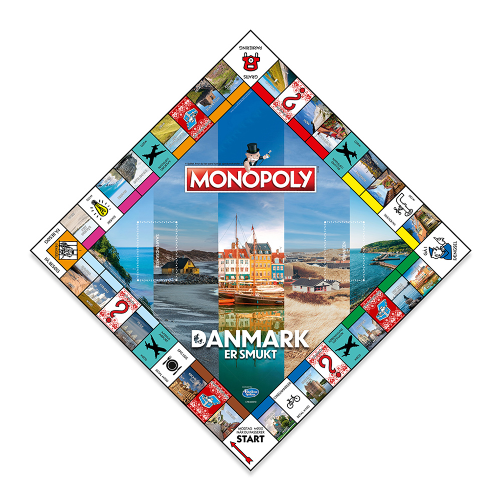 Monopoly - Danmark er Smukt (Dansk) - Hurtig Levering