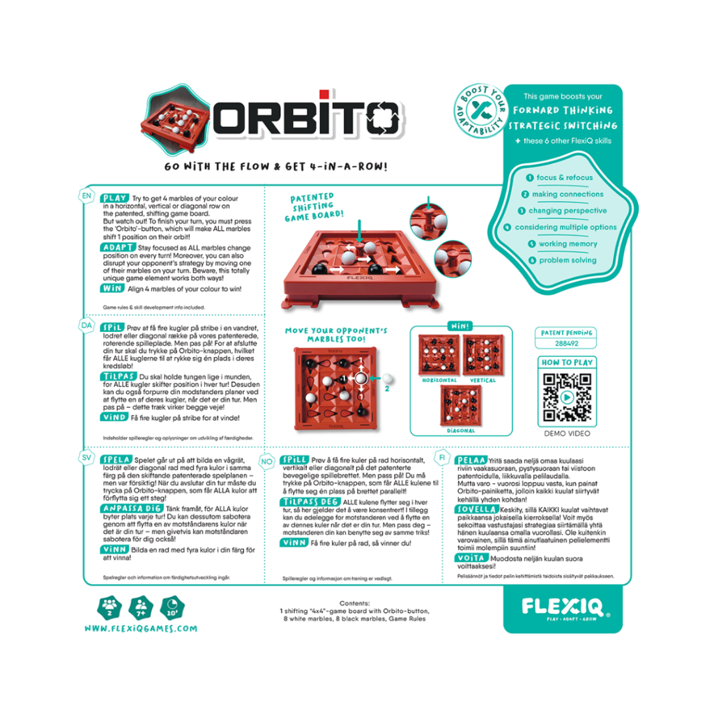 FlexIQ Orbito - Strategisk Kuglespil med Unikt Spillelement