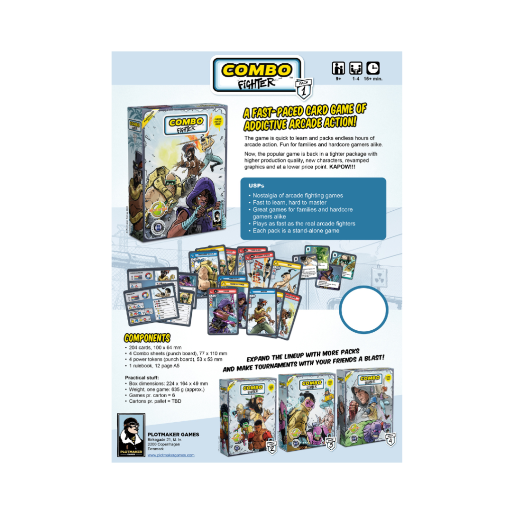 Combo Fighter Pack 1 – Actionfyldt kortspil med vilde kampe